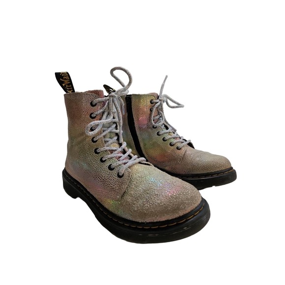 Dr. Martens | Shoes | Dr Martens 46 Pascal Sparkle In Iridescent Suede ...
